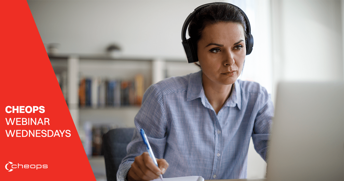 Cheops Webinar Wednesdays - Schrijf je vandaag nog in